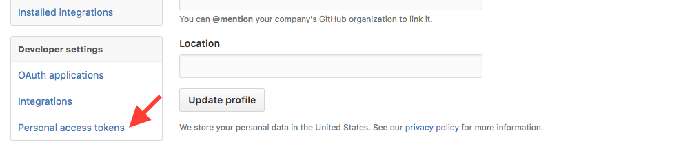Obtaining required GitHub information — Acquia Docs