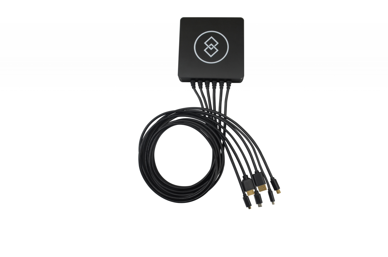 BYOD-HUB-UT - BYOD Connection Hub - 6 input to HDMI under table Auto ...